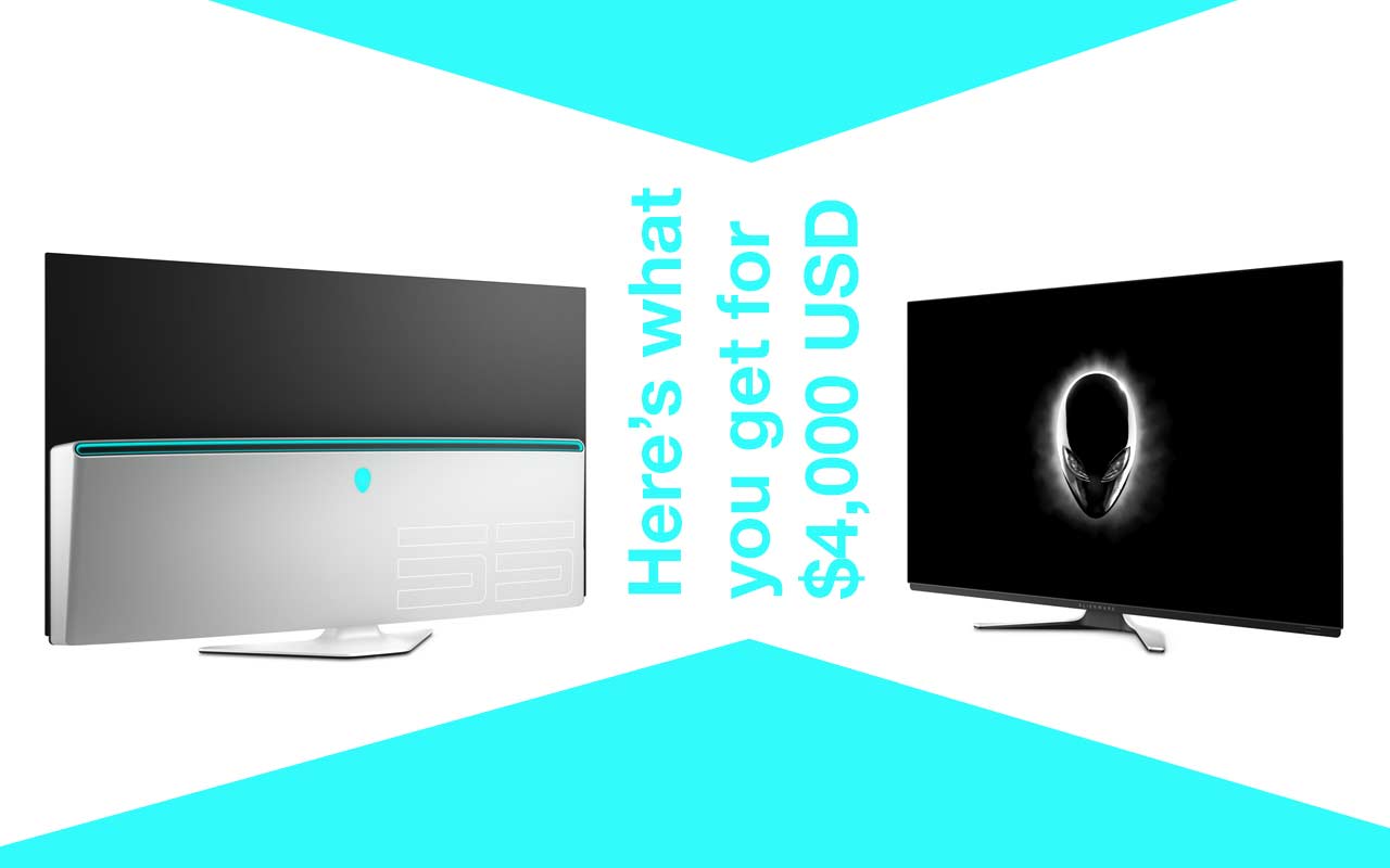 Alienware 55-inch OLED 4K Gaming Monitor will cost you $4k - SlashGear