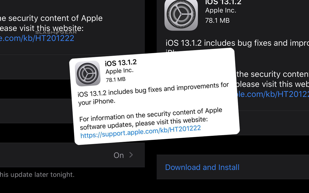 iOS 13.1.2 released as Apple fixes Camera bugs and iCloud backups - SlashGear