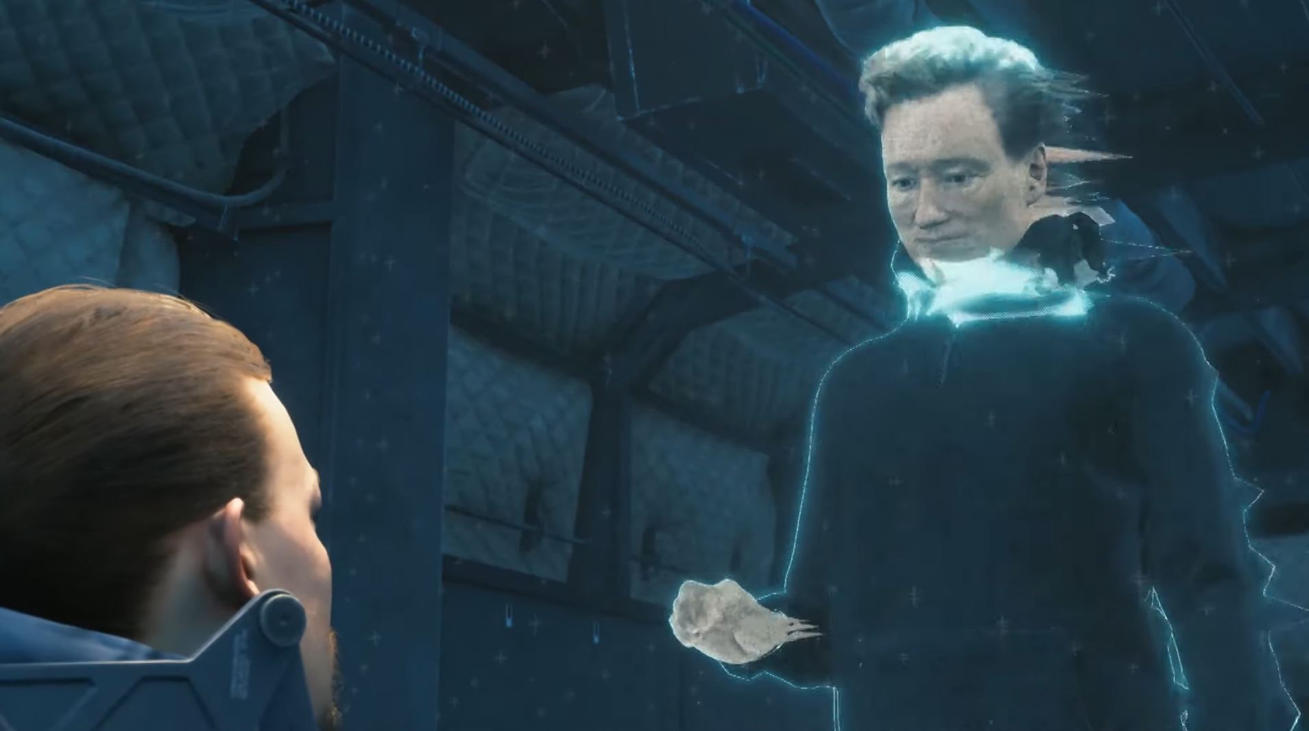Death Stranding taps Conan O'Brien as a surprise guest star - SlashGear