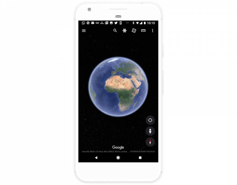 Google Earth Mobile App Can Now Show You Some Of The Stars SlashGear google-earth-mobile-app-can-now-show-you-some-of-the-stars-slashgear