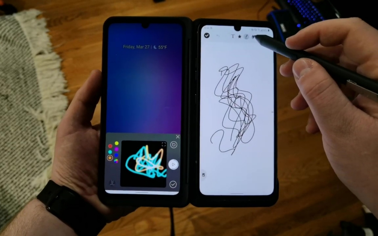 LG V60 ThinQ 5G and its Dual Screen apparently work with Active ...
