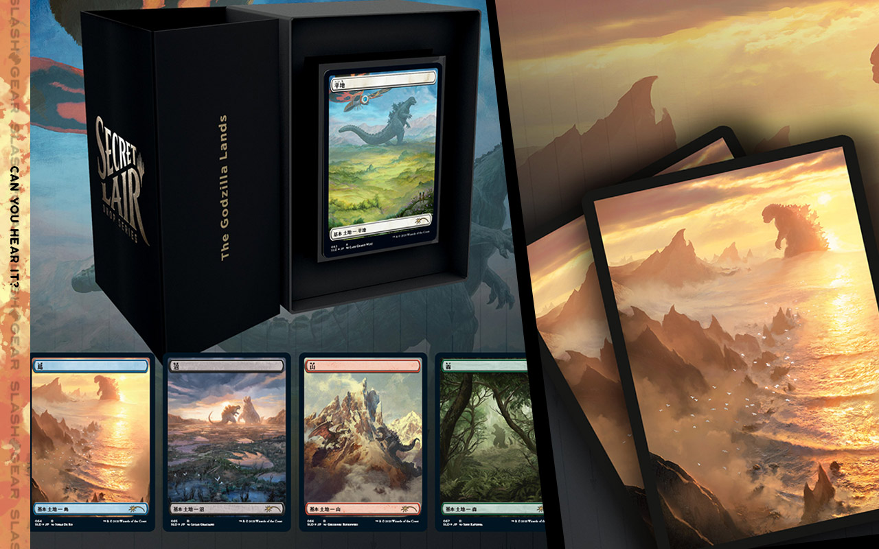 Magic The Gathering Godzilla lands, HD artwork shared - SlashGear