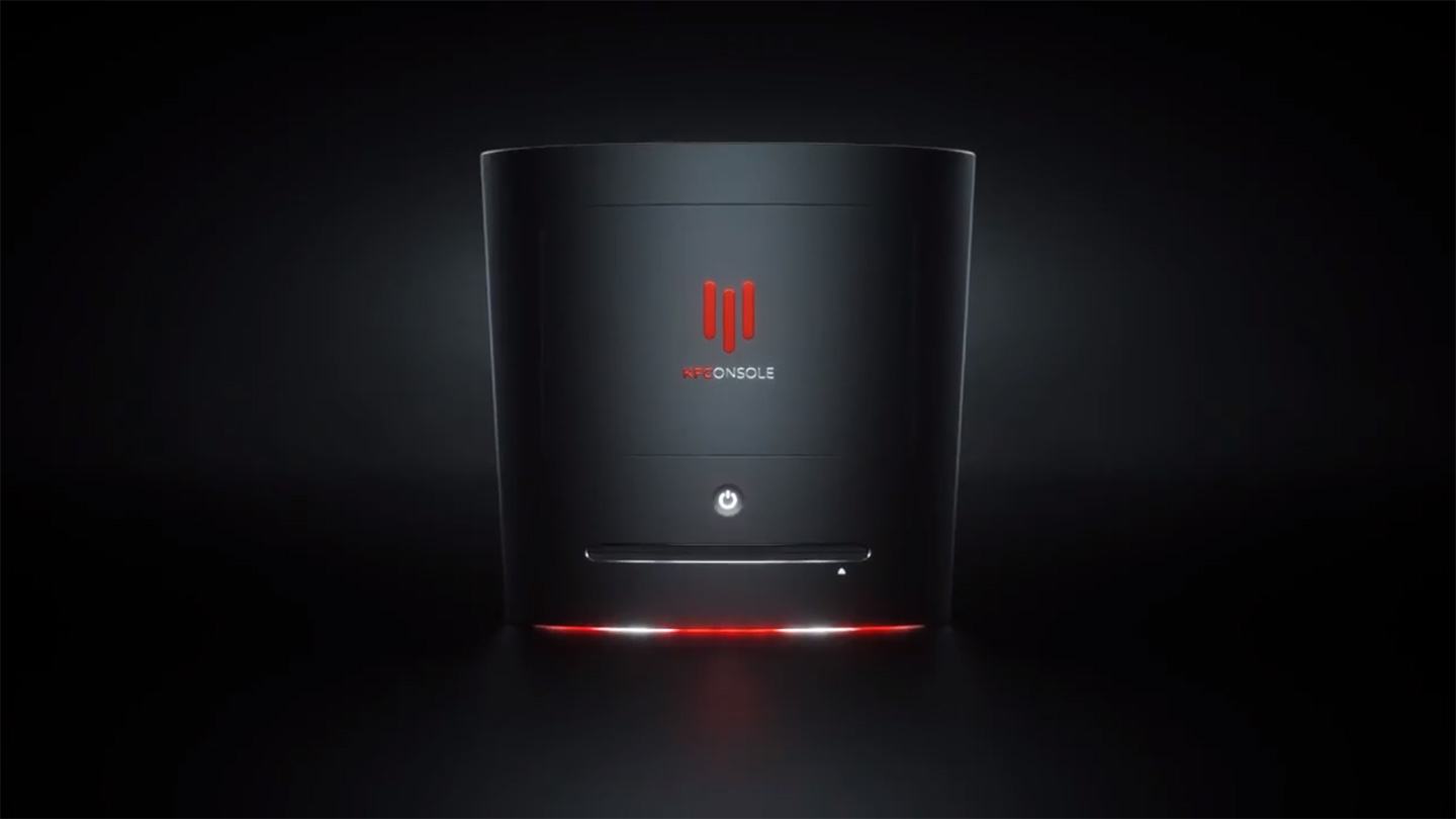 KFC teases 4K gaming console concept with built-in chicken warmer ...