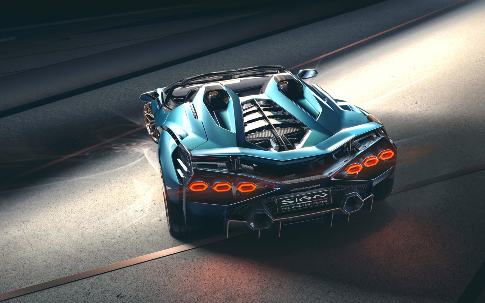 Lamborghini Sián Roadster is a rare and epic V12 hybrid hypercar ...