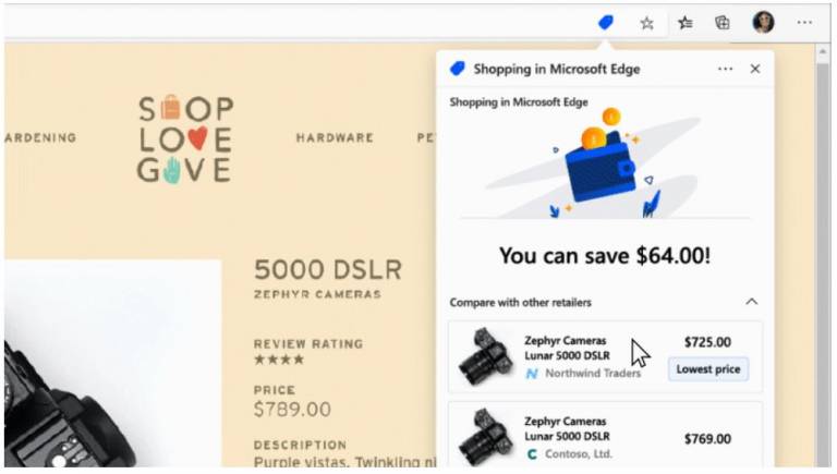Microsoft Edge update adds a built-in digital coupon tool - SlashGear