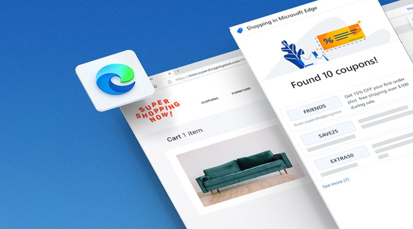 Microsoft Edge update adds a built-in digital coupon tool - SlashGear