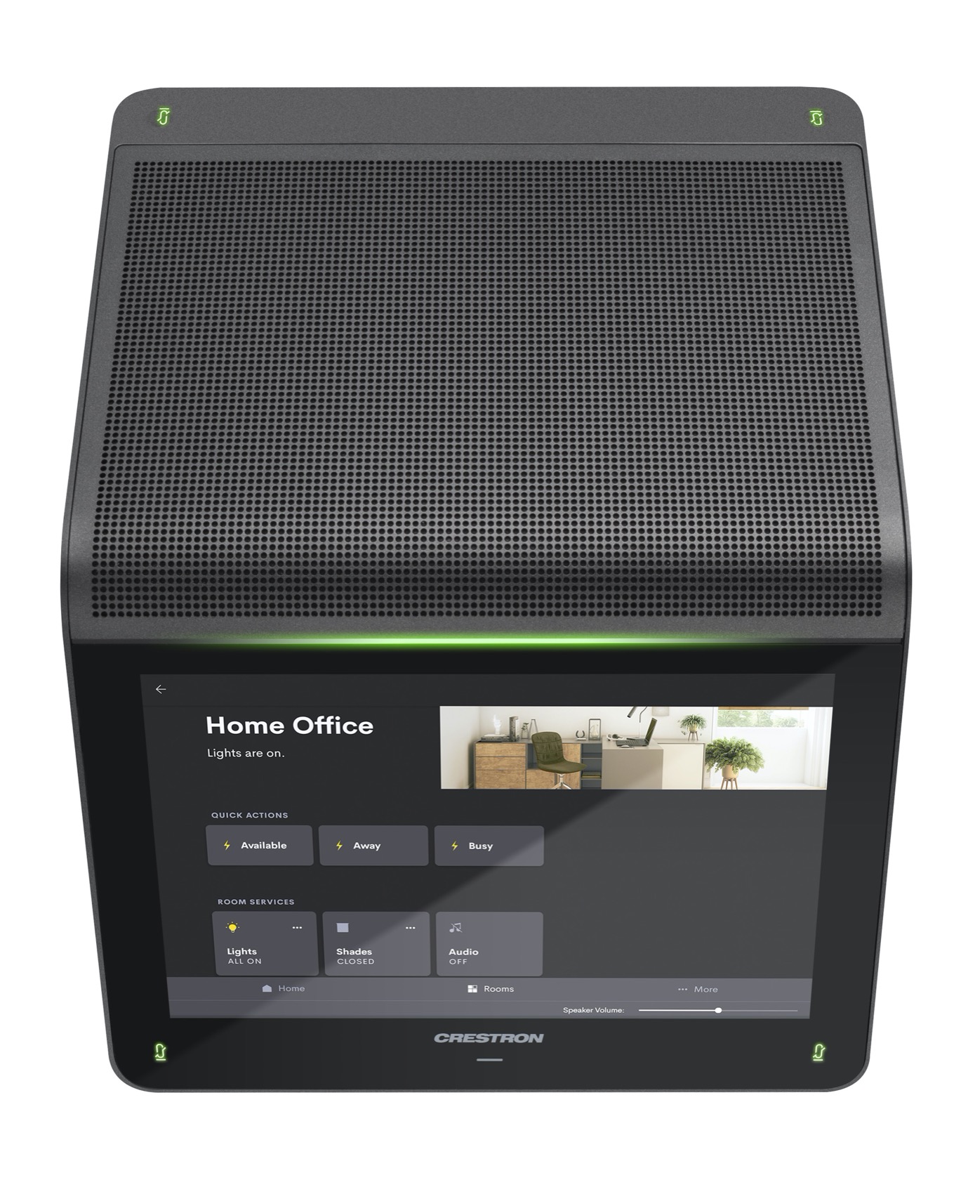 Crestron gets a smart home tablet speaker made for your "Zoom room ...