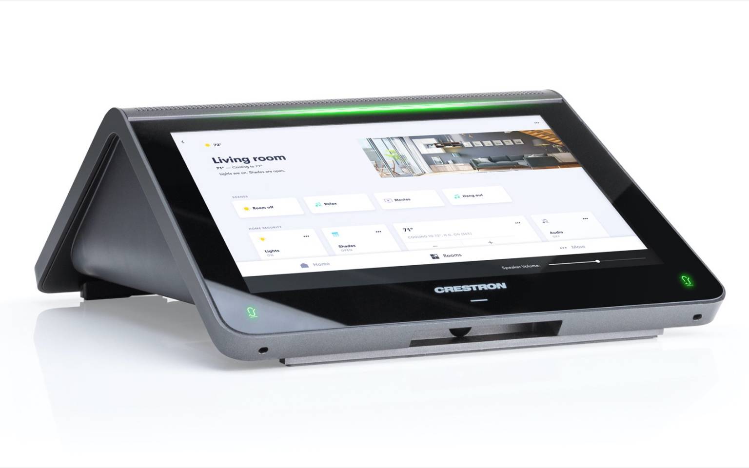 Crestron gets a smart home tablet speaker made for your "Zoom room ...