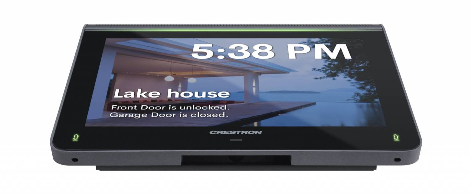 Crestron gets a smart home tablet speaker made for your "Zoom room ...