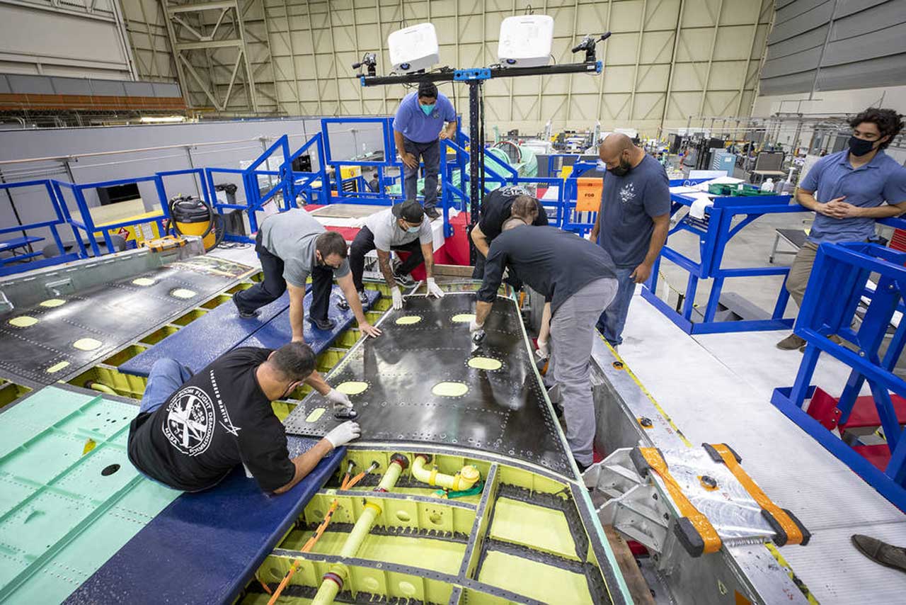 NASA X-59 Quiet SuperSonic aircraft reaches a construction milestone ...