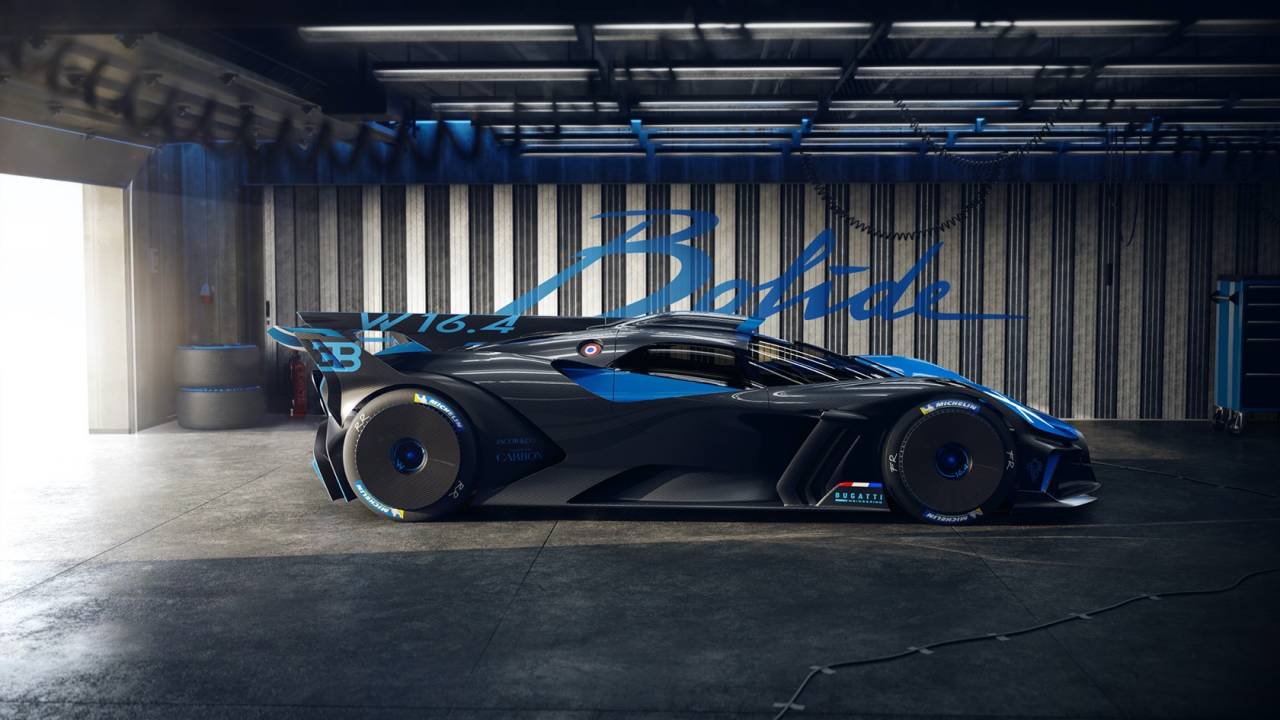 Bugatti Bolide is a technological masterpiece of lightweight 3D-printed ...