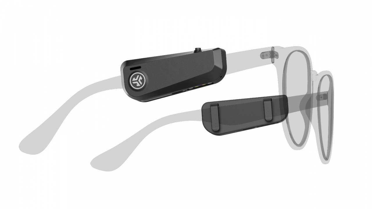 JBuds Frames true wireless open-ear speakers clip onto glasses - SlashGear