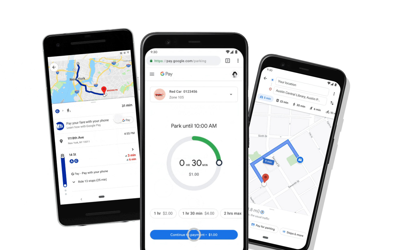 Google Pay adds digital wallet parking fee and transit options - SlashGear