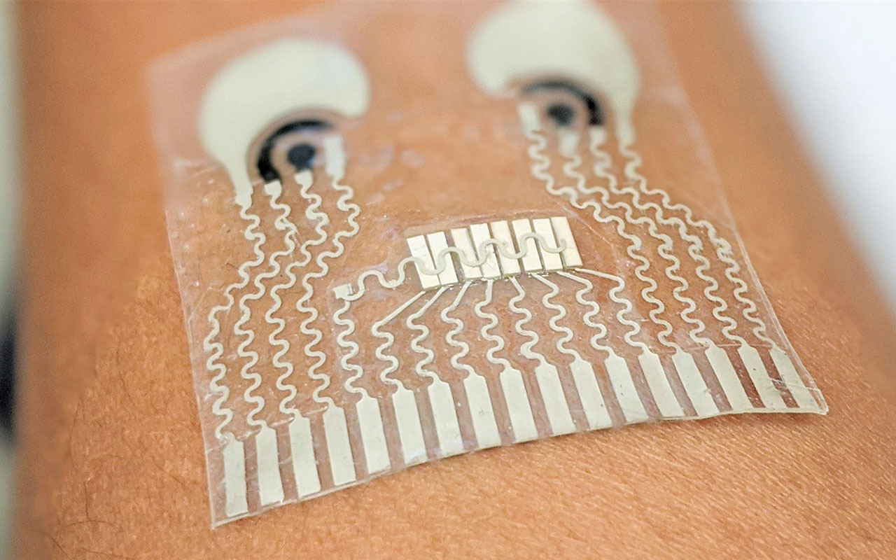 Skin patch "digital tattoo" can continuously track blood pressure and ...