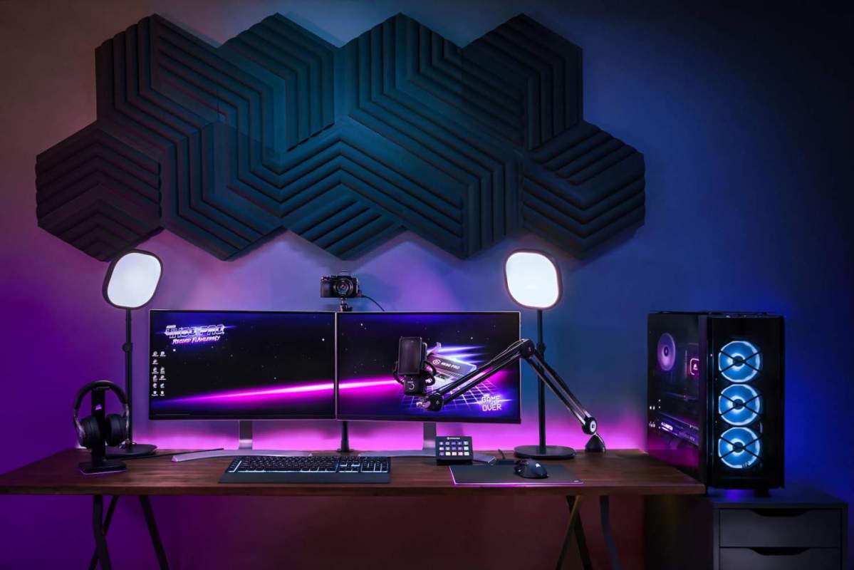 Elgato Light Strip and acoustic Wave Panels give streamers an A/V ...