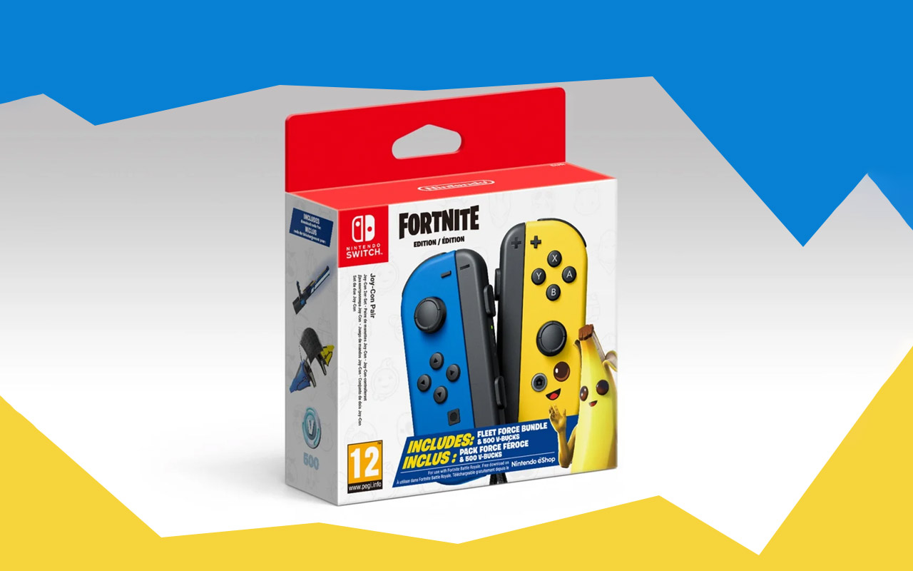 Fortnite Switch controller plus original makes one full banana - SlashGear