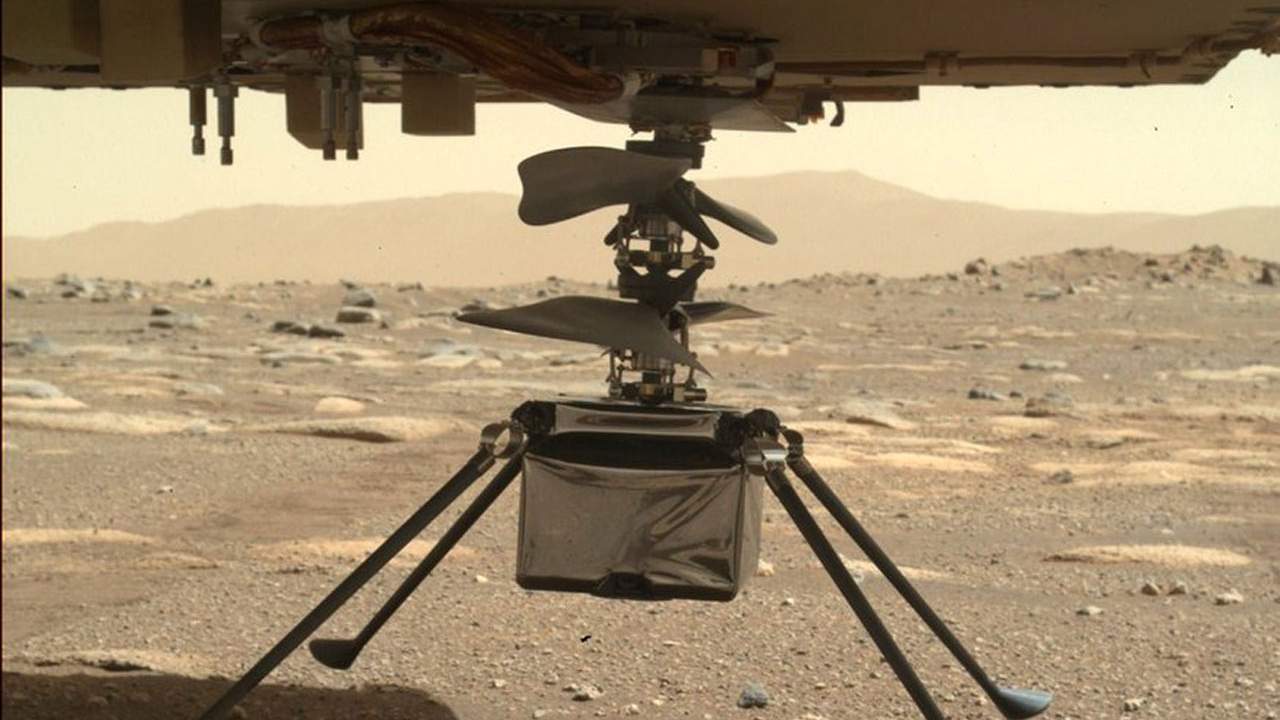 Preparations for the Ingenuity Mars helicopter flight are underway ...