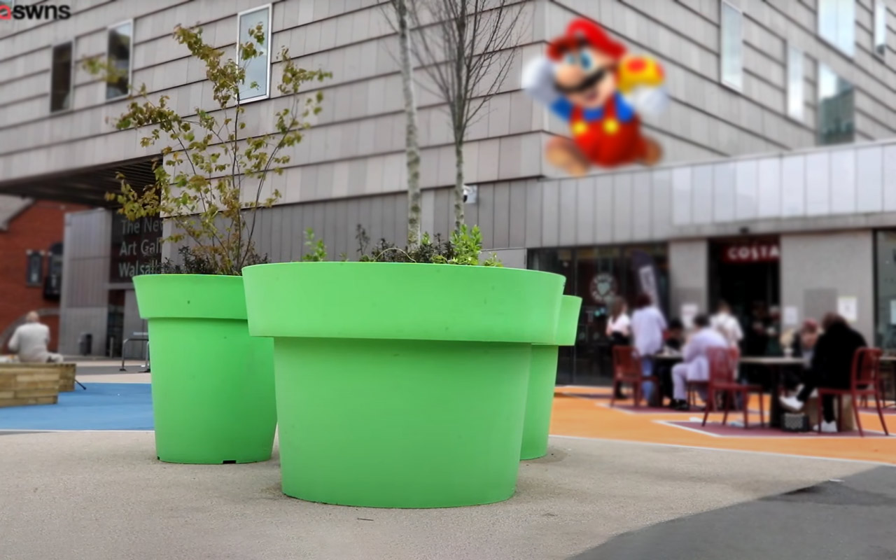 New planters just went full Mario Bros on town in UK - SlashGear