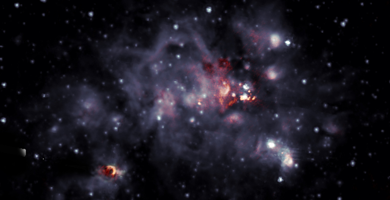 Astronomers share a beautiful image of a giant molecular cloud - SlashGear