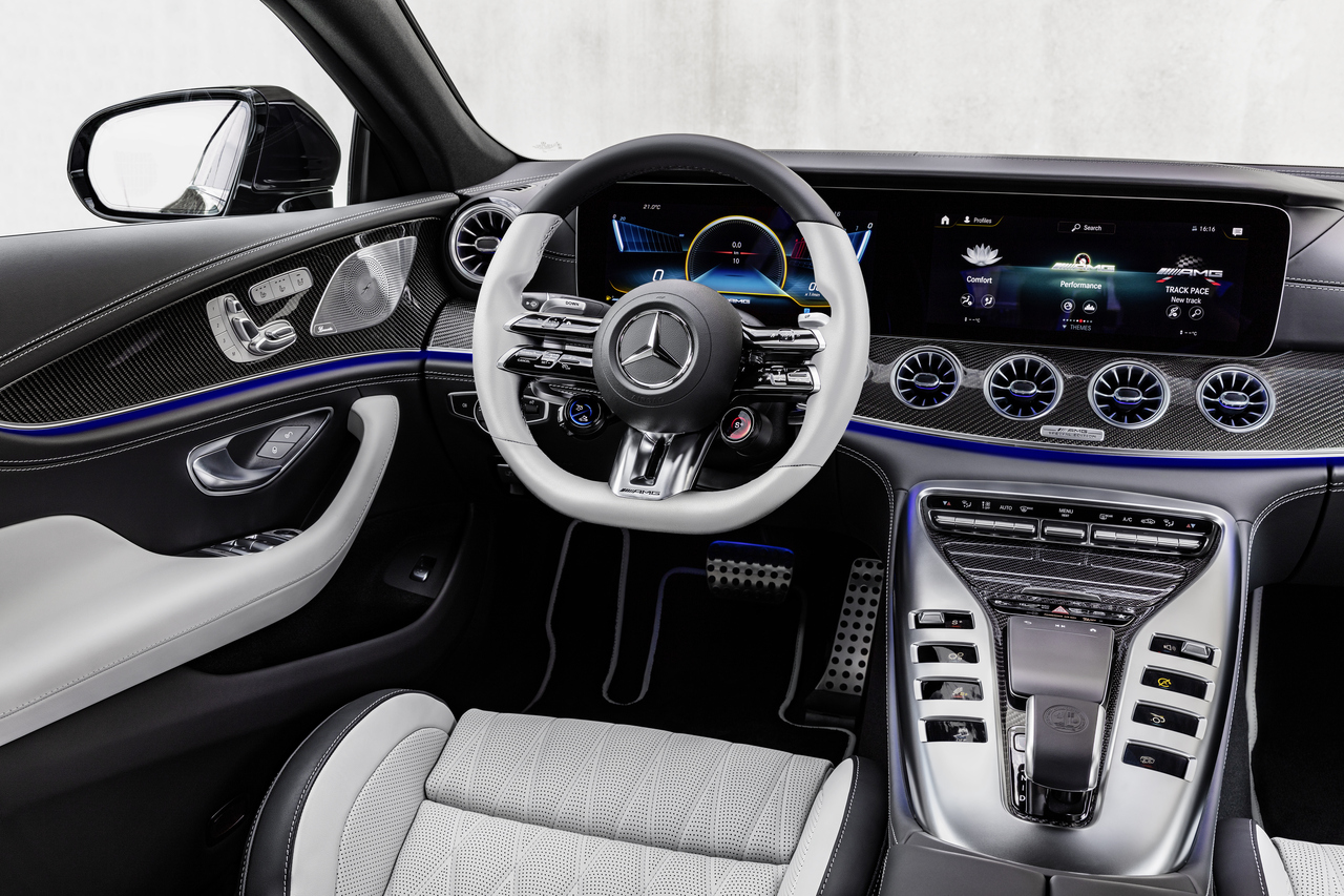 2022 Mercedes-AMG GT 4-Door Coupe gets subtle updates and more custom ...