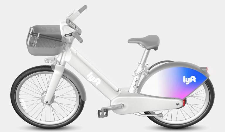 Lyft's first in-house electric bike is reflective and packed full of ...