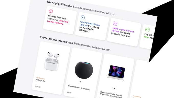 Apple Store website redesign puts touchscreen users first - SlashGear