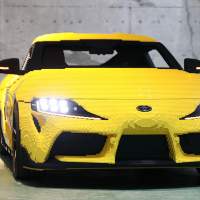 Life-sized Lego Toyota Supra can be driven - SlashGear