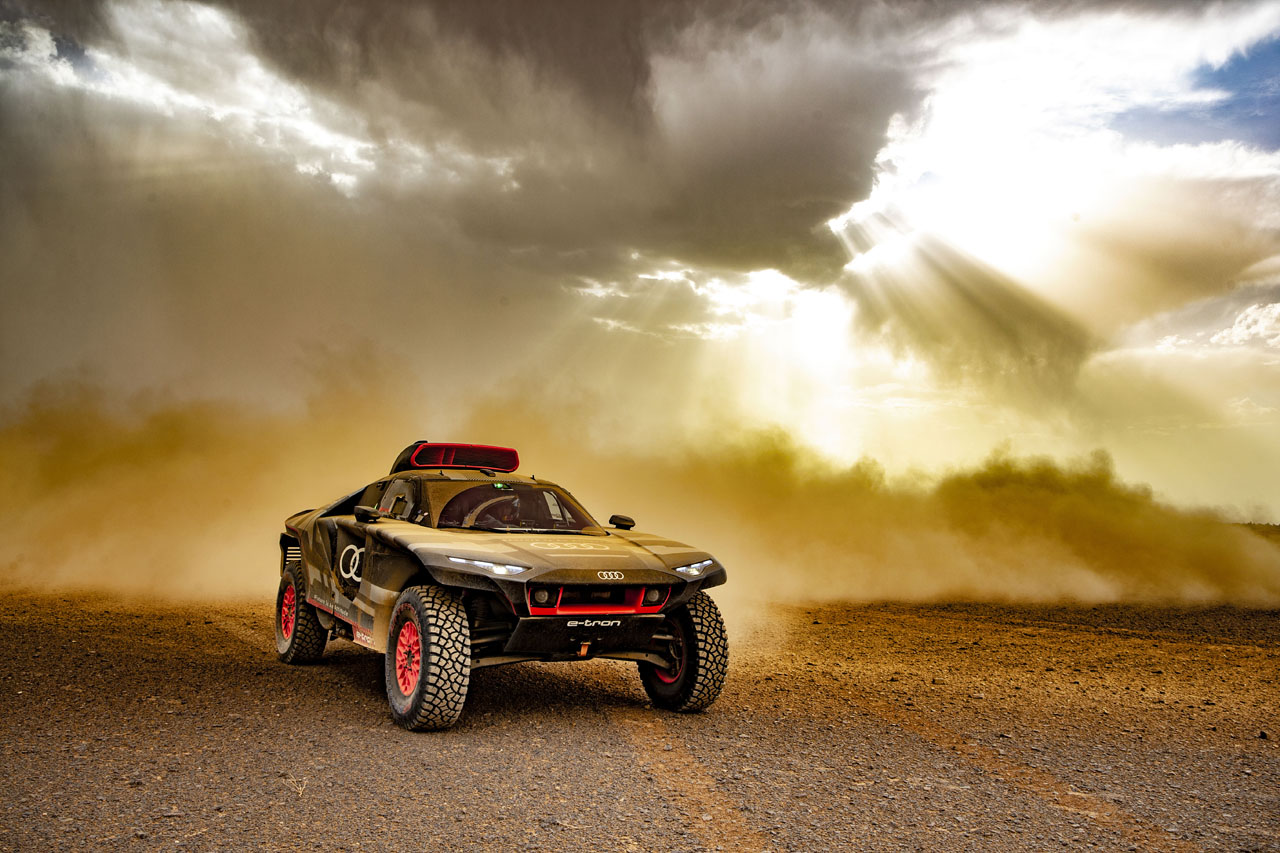 Audi Spent Two Weeks Testing Its RS Q E-Tron Rally Car In The Desert